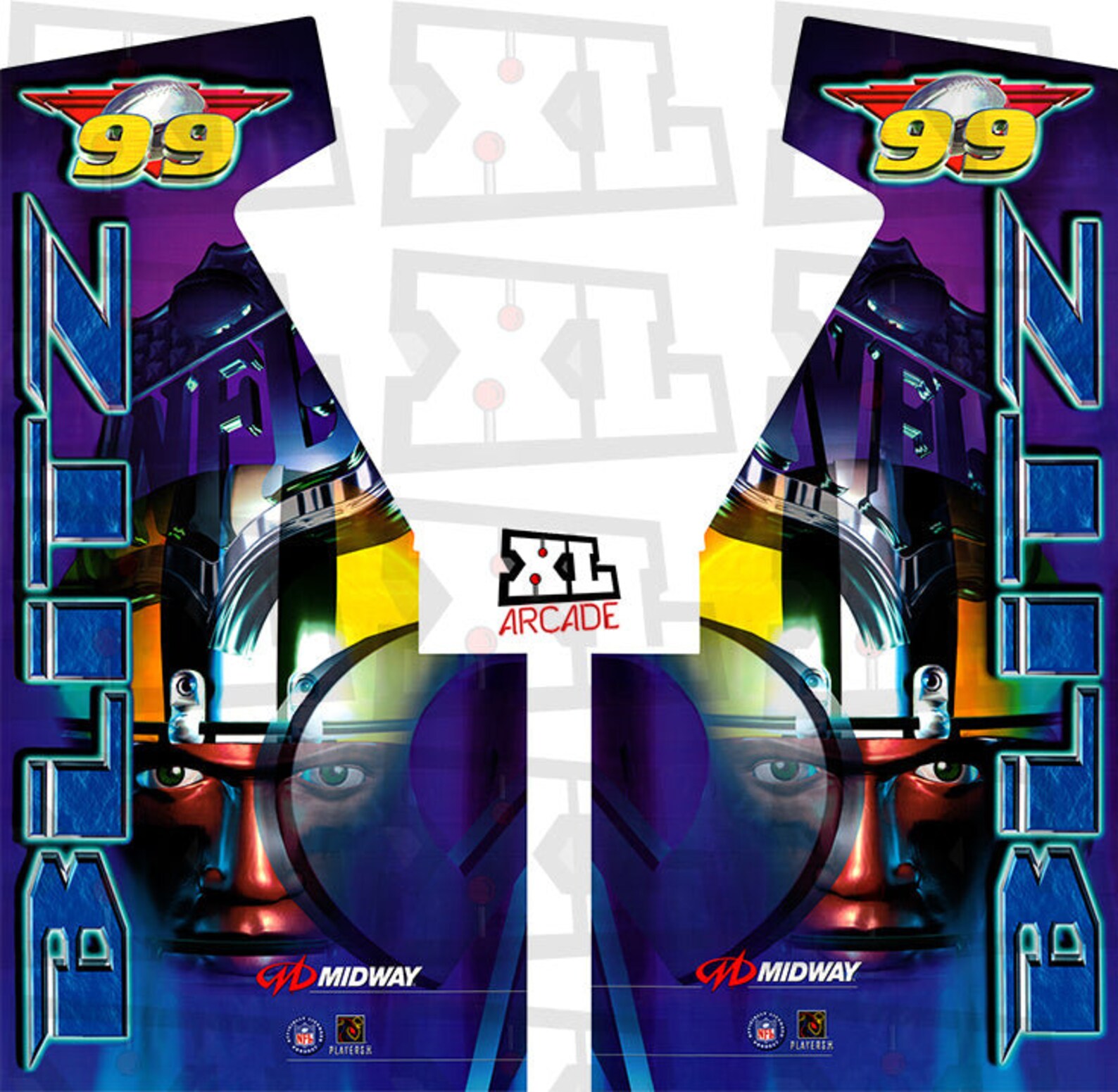 NFL Blitz 99 Side Art - Etsy