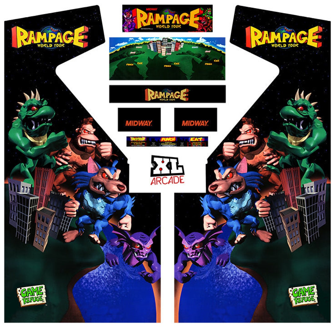Rampage World Tour Complete Art Kit - Etsy
