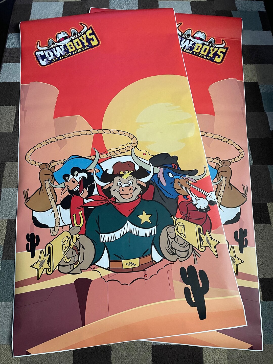 Wild West C.O.W. Boys of Moo Mesa Side Art - Etsy