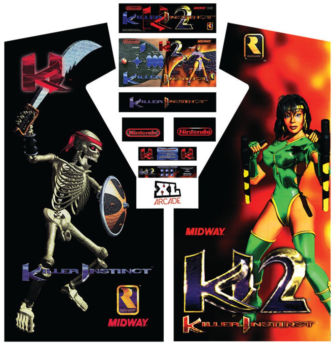 Killer Instinct 1&2 Complete Art Kit - Etsy