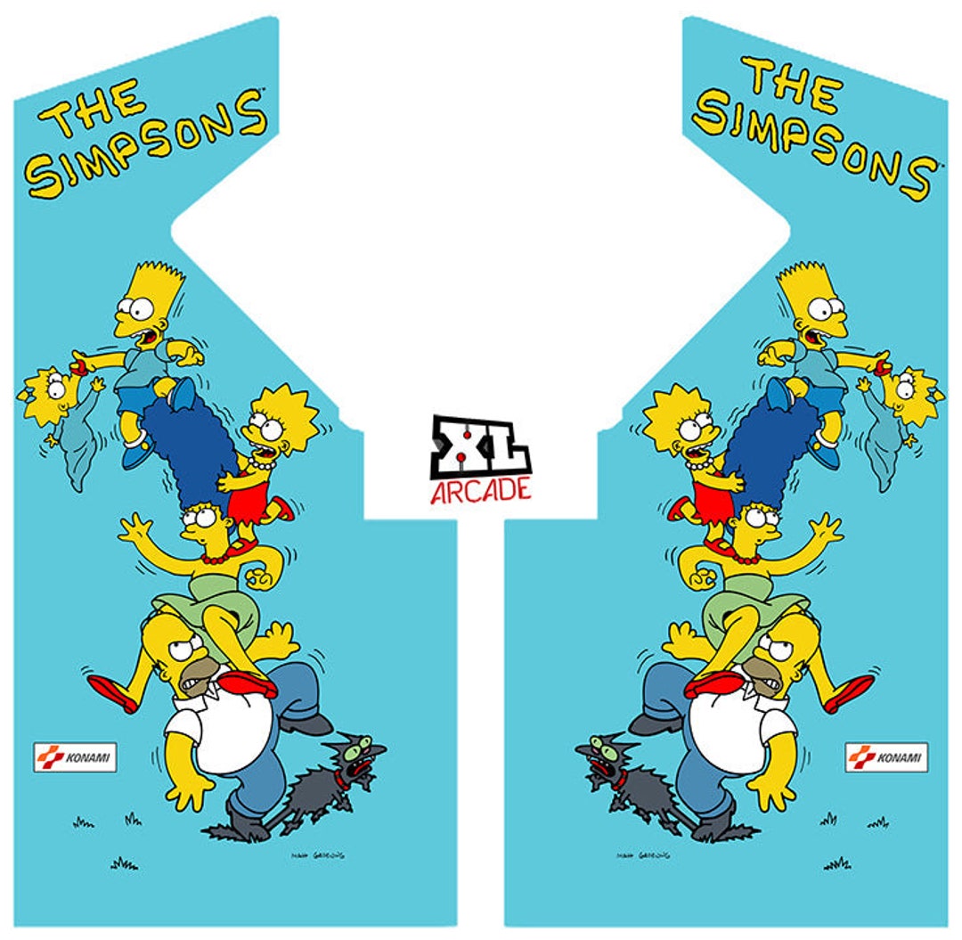 The Simpsons Side Art - Etsy