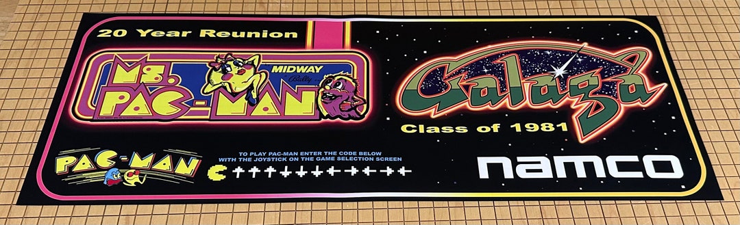 20 Year Reunion Marquee W/ Pac-man Code - Etsy