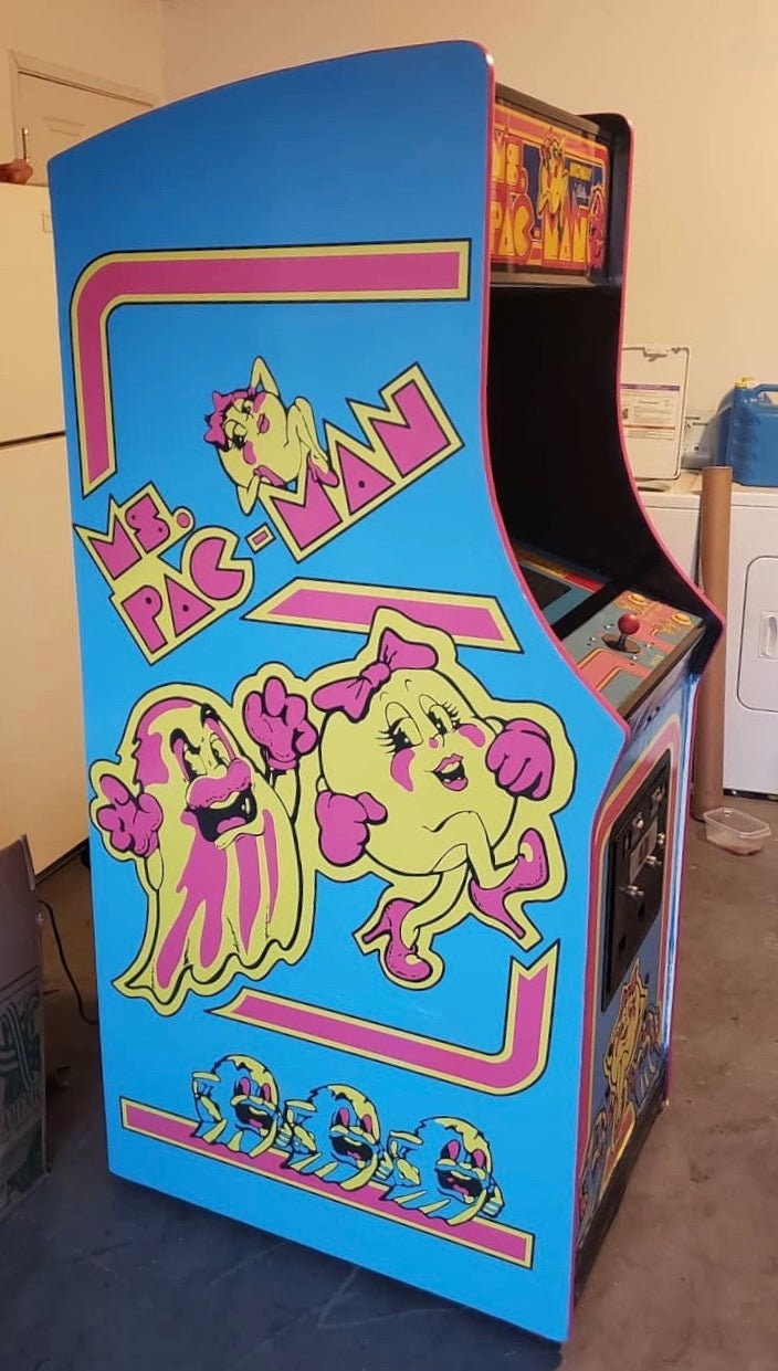 Ms Pac-man Side Art - Etsy