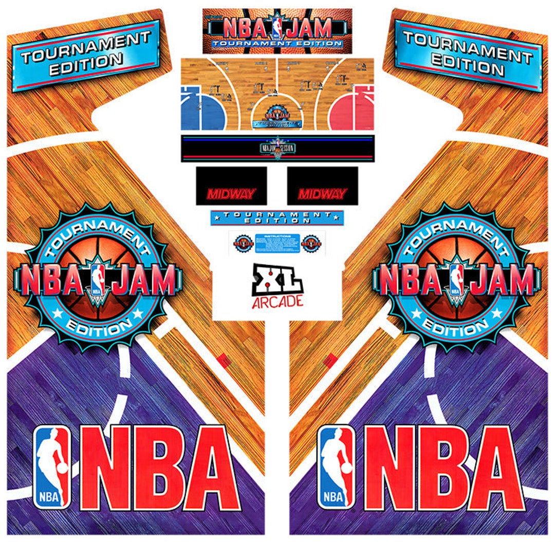 NBA Jam Tournament Edition Complete Art Kit - Etsy