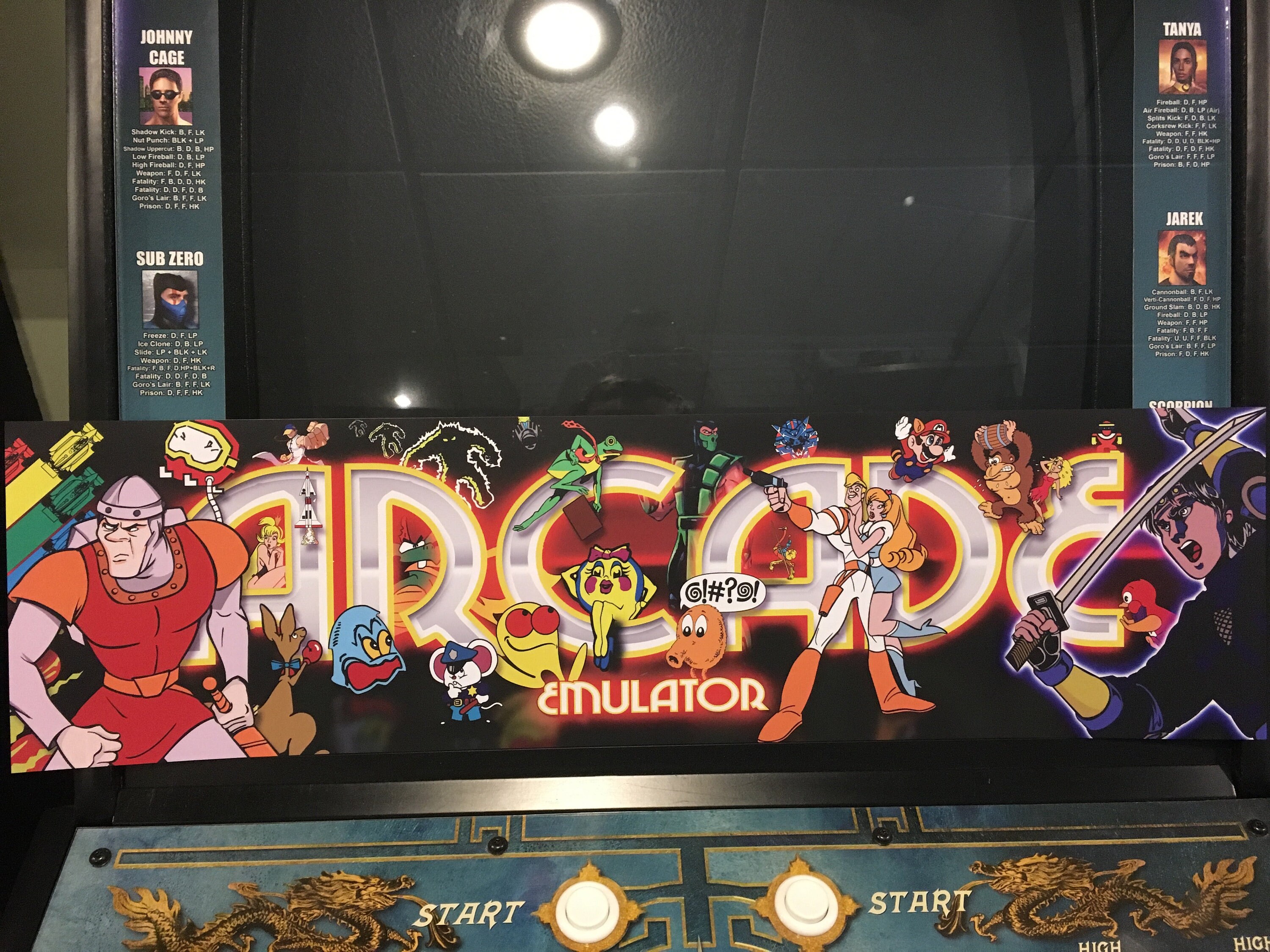 Arcade Emulator Marquee - Etsy