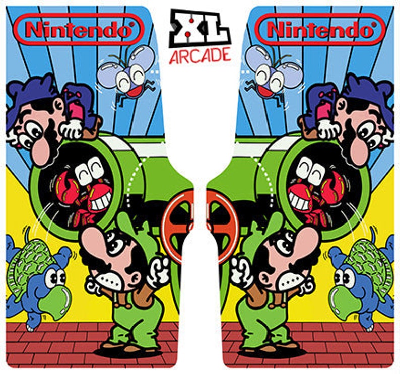Mario Bros Full Side Art - Etsy