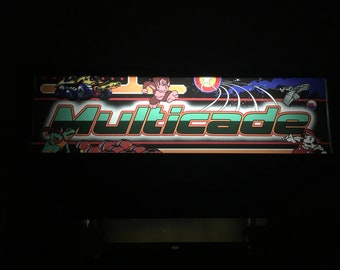 Mame Arcade Multicade Marquee for Reproduction Header/backlit Sign - Etsy