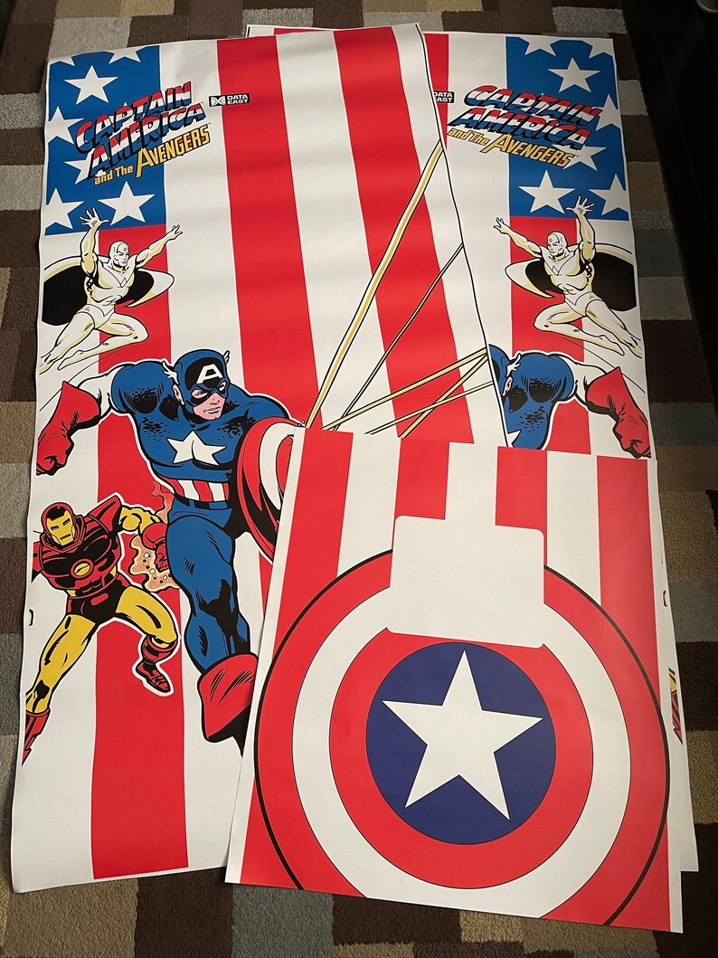 Captain America Complete Art Kit - Etsy