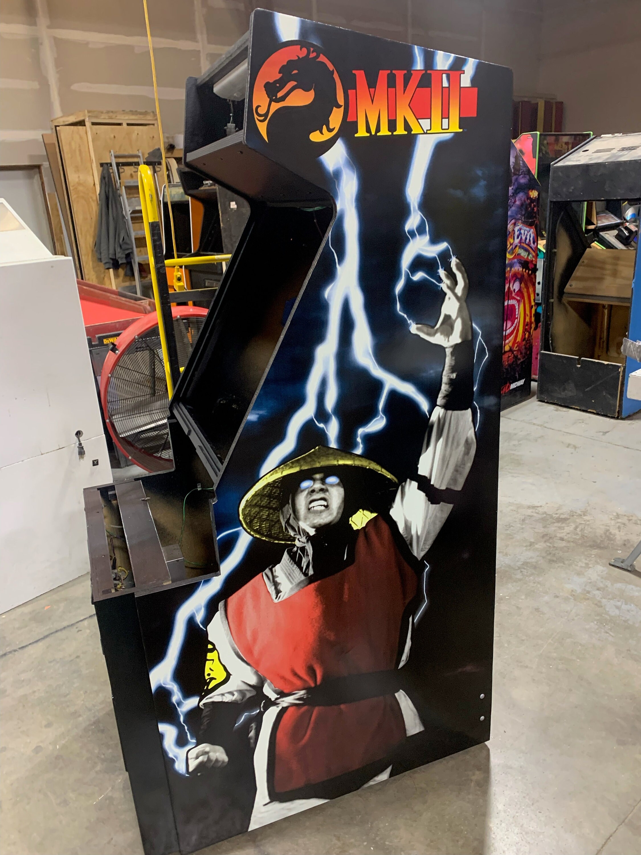 Mortal Kombat 2 Player 2 Red Raiden Complete Art Kit - Etsy