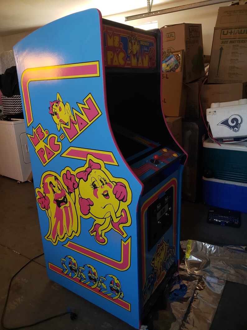 Ms Pac-man Side Art - Etsy
