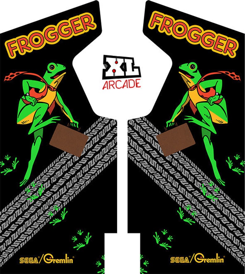Frogger Alternate Full Side Art - Etsy