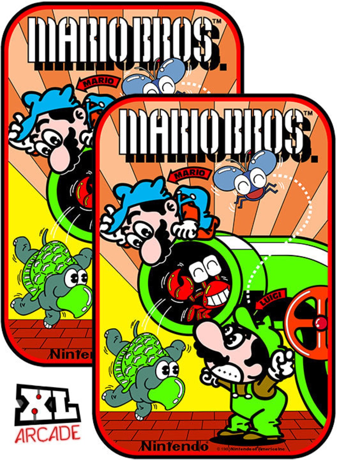 Mario Bros Alternate Side Art - Etsy
