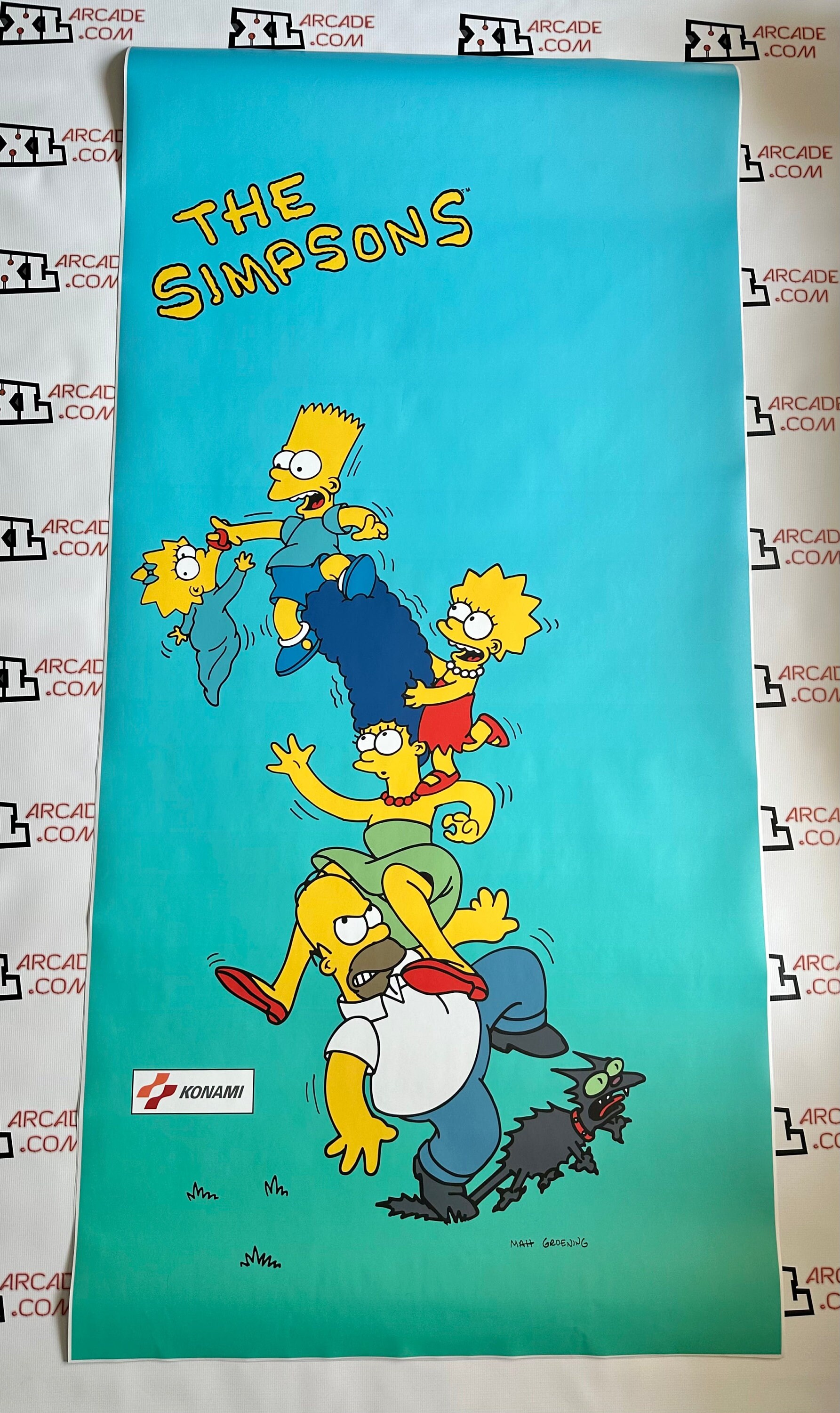 The Simpsons Side Art W/ Gradient - Etsy