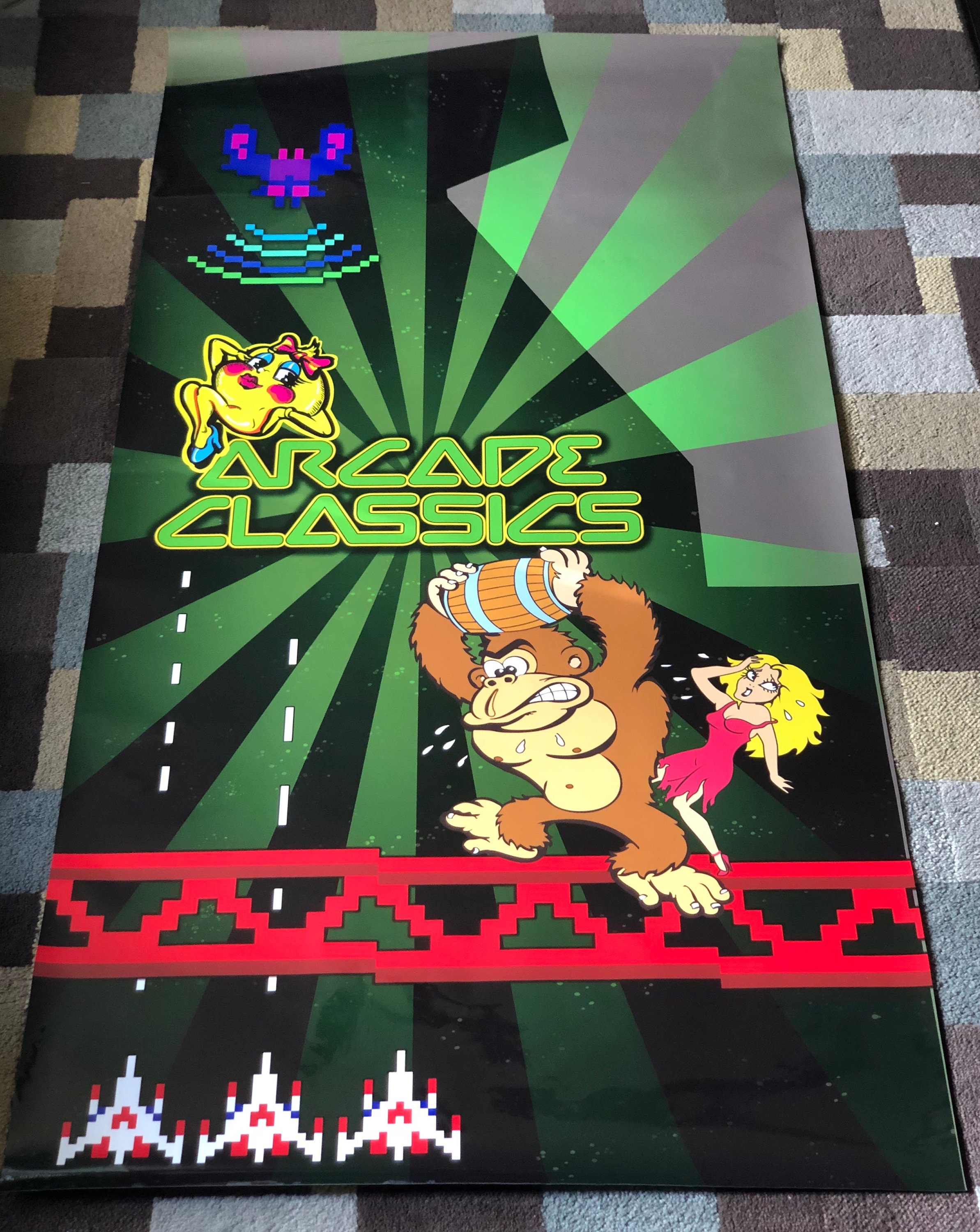 Arcade Classics Multicade Complete Art Kit - Etsy