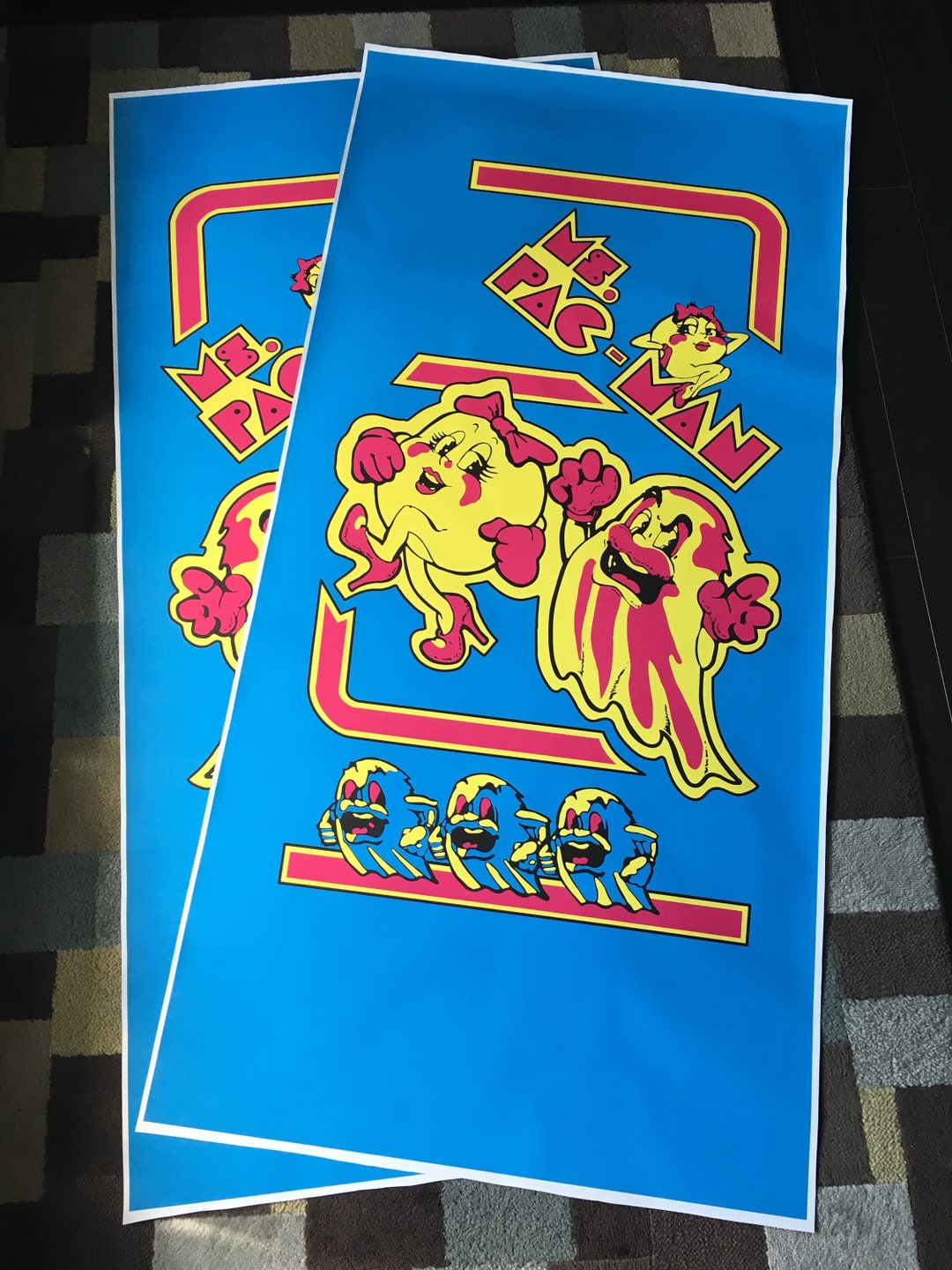 Ms Pac-man Side Art - Etsy