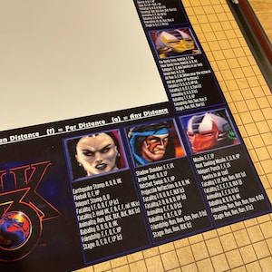 Mortal Kombat 3 Move List Bezel - Etsy