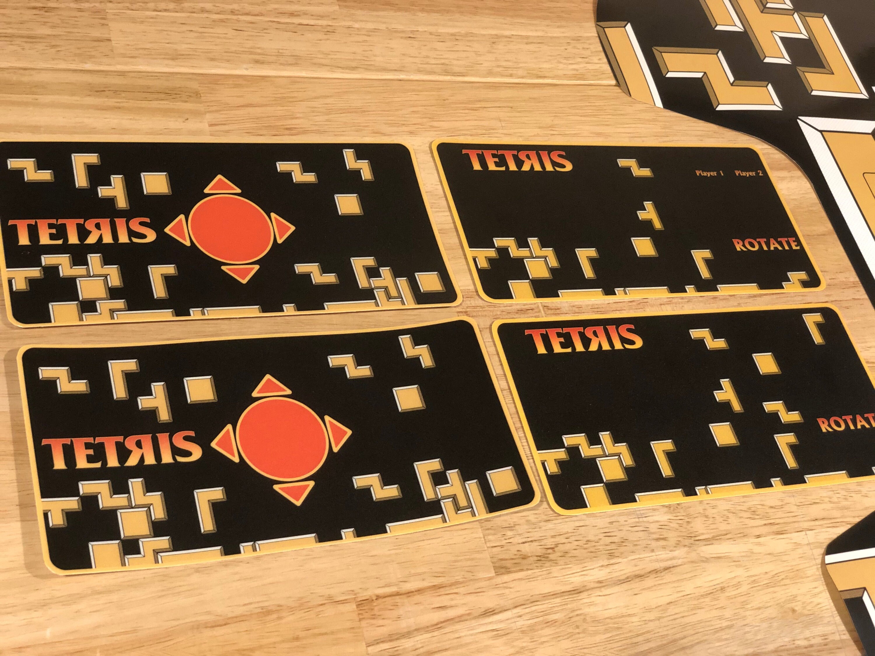 Tetris Cocktail Table Complete Artwork Kit - Etsy