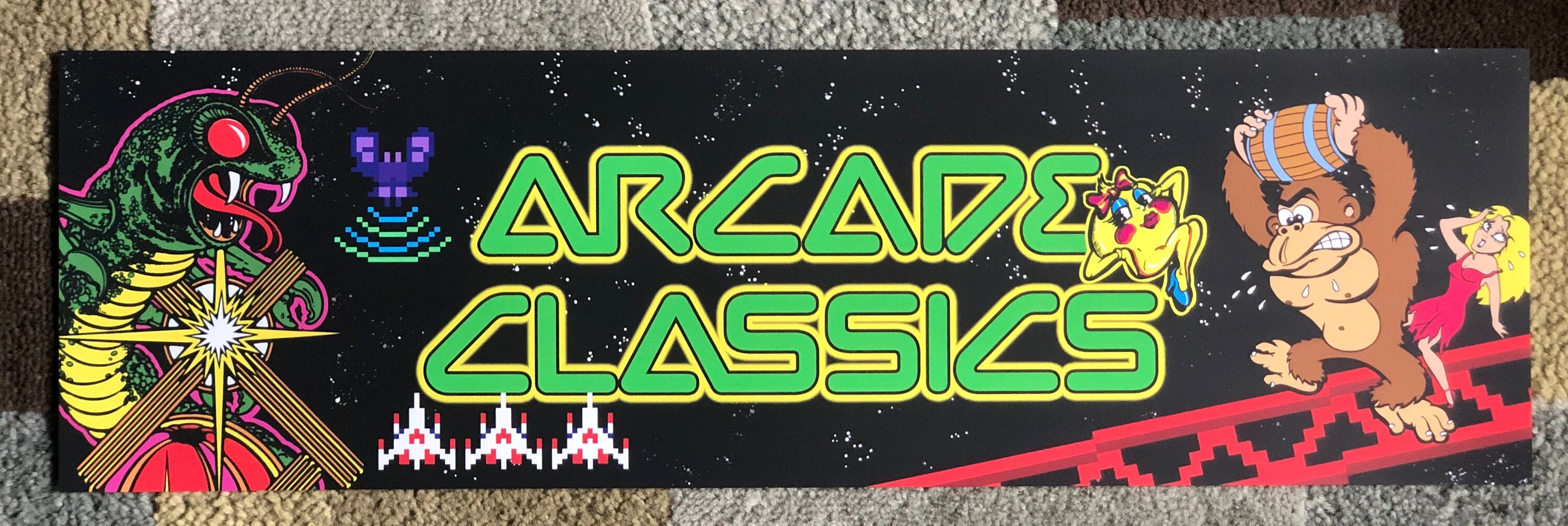 Arcade Classics Multicade Complete Art Kit - Etsy