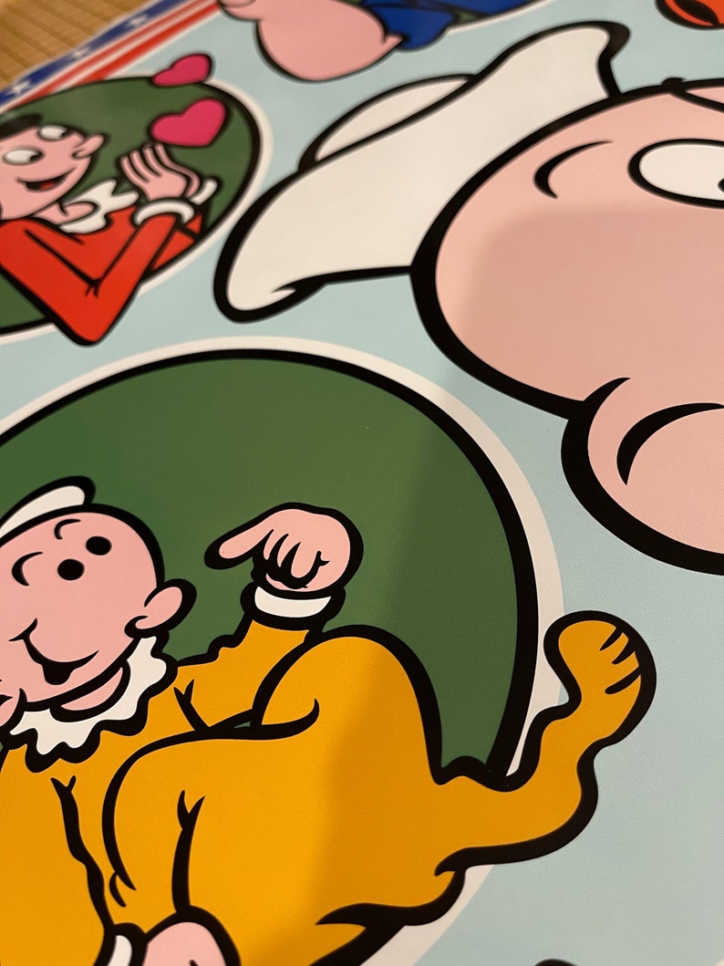 Popeye Side Art - Etsy