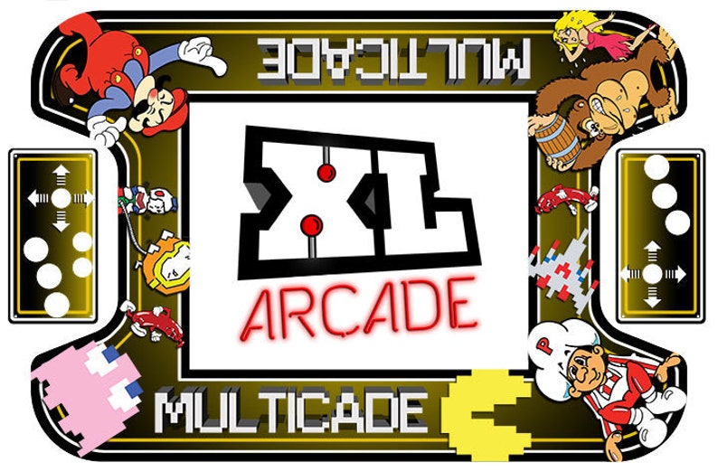 Multicade Cocktail Table Complete Artwork Kit - Etsy