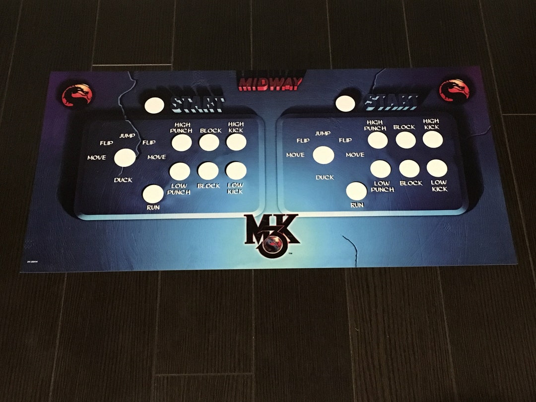 Mortal Kombat 3 CPO 7 Button - Etsy