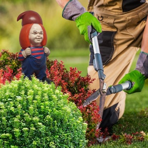 Nightmare Gnomes Horror Movie Lawn Gnome Chucky - Etsy