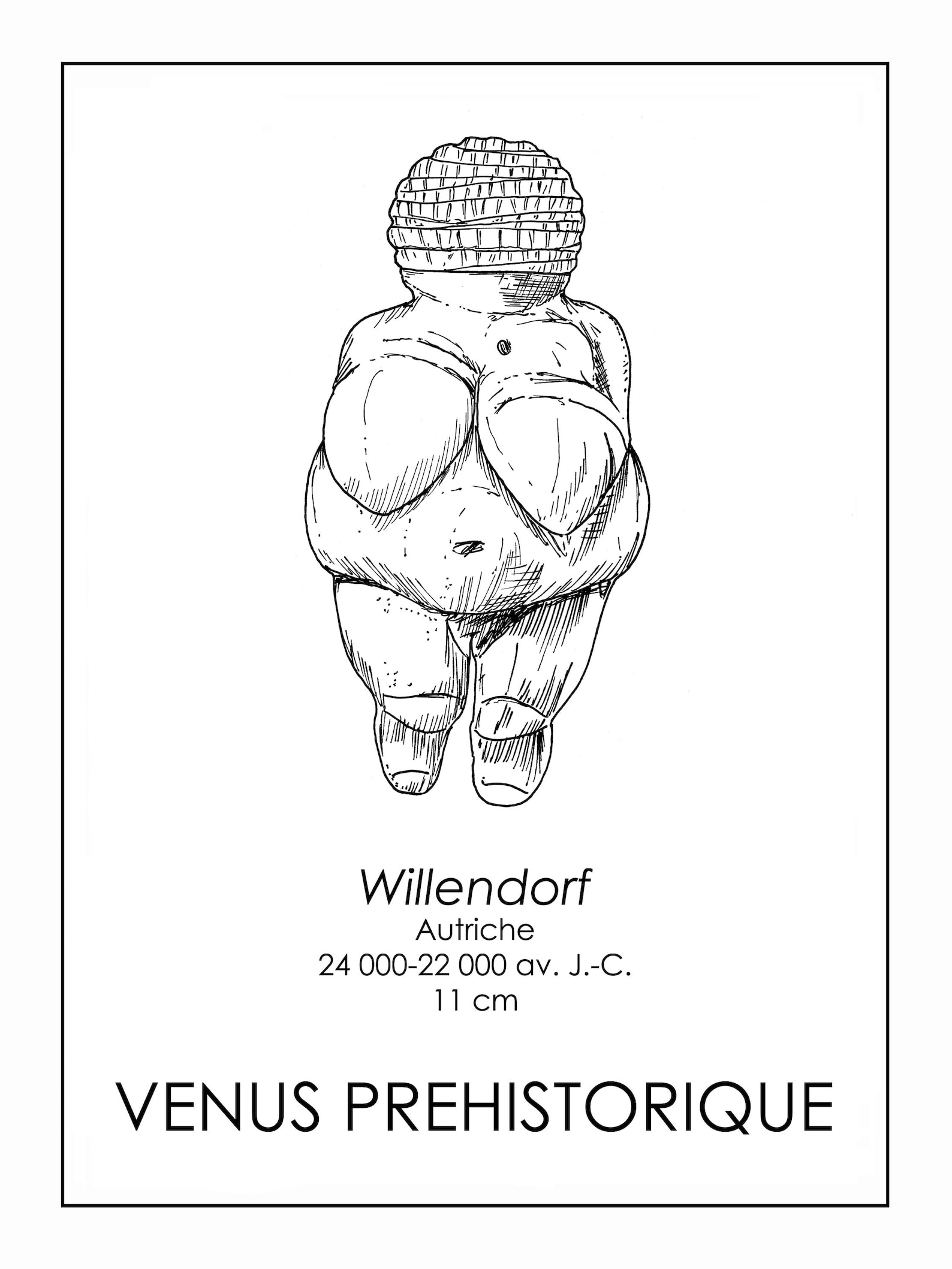 Poster Venus Prehistoric Willendorf Etsy