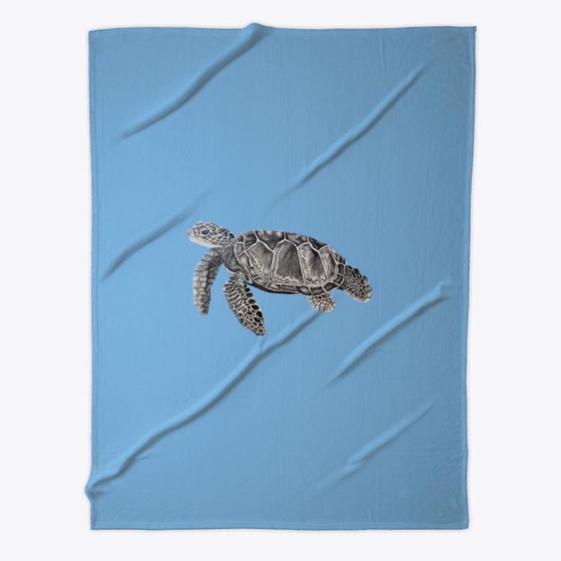 Fleece Blanket Sea Turtle Edition - Etsy