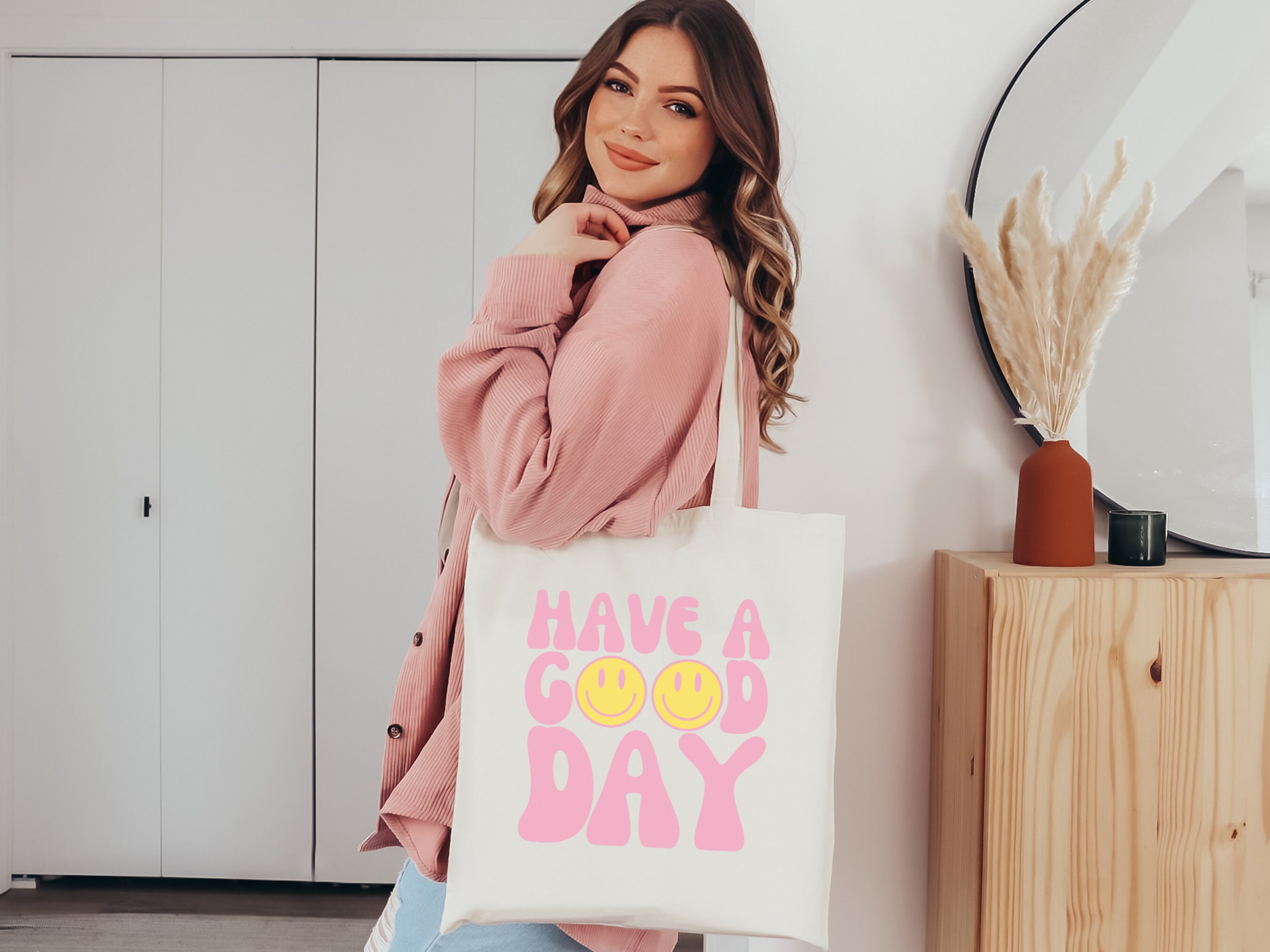 Have a Good Day Tote Bag, Y2K Canvas Bag, Aesthetic Tote Bag, Trendy ...