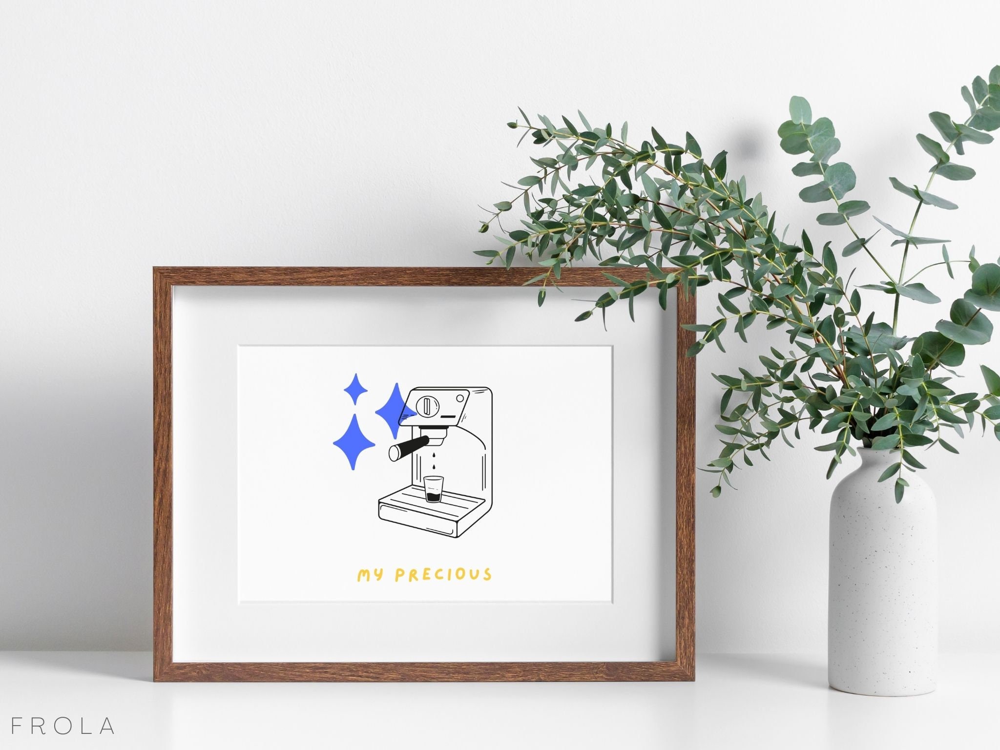 My Precious • Card/poster for Coffee Lovers & Baristas • Gift Card ...