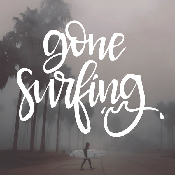Gone Surfing - Etsy