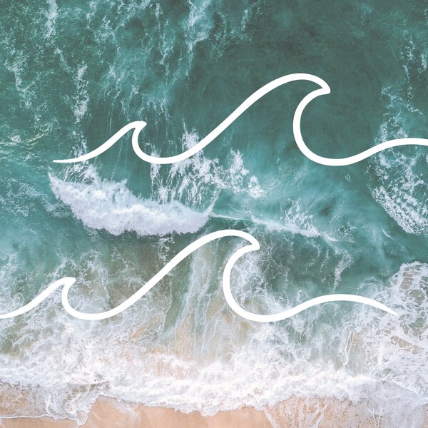 Wave Decals - Etsy