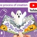 DIY Halloween Pop-up Printable Coloring Card | Horror Pop-up Card ...
