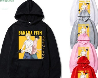 Banana Fish Hoodie | Etsy