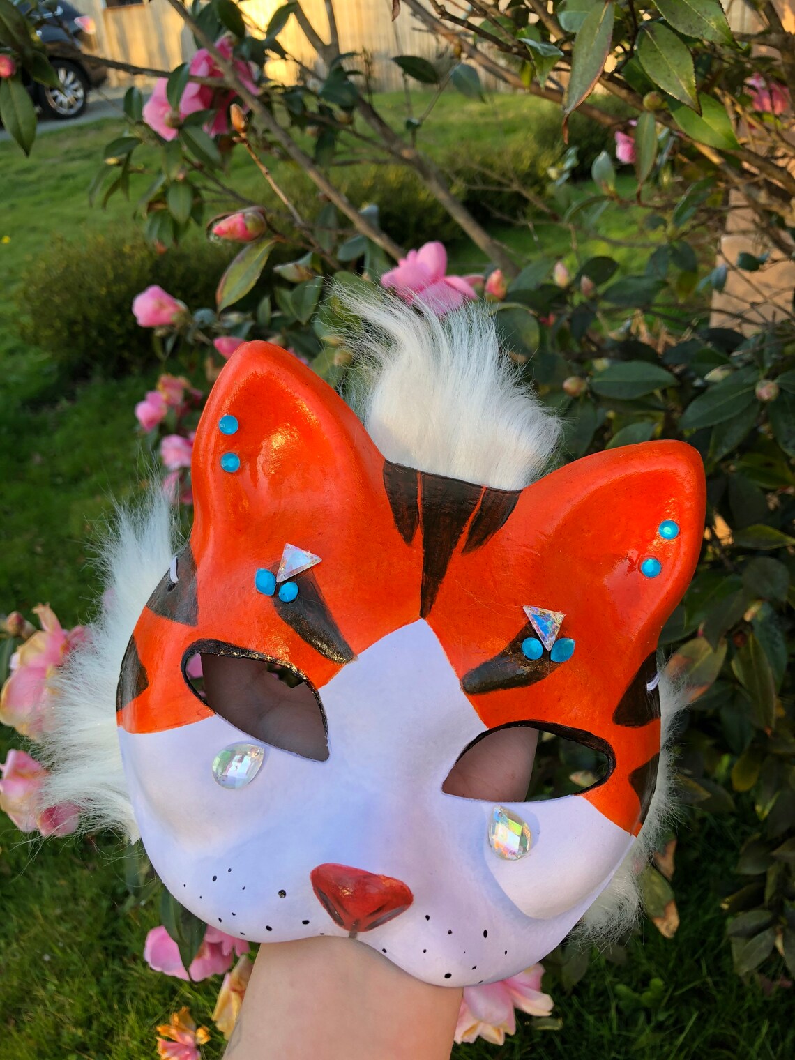 CUSTOM CAT MASK read description | Etsy