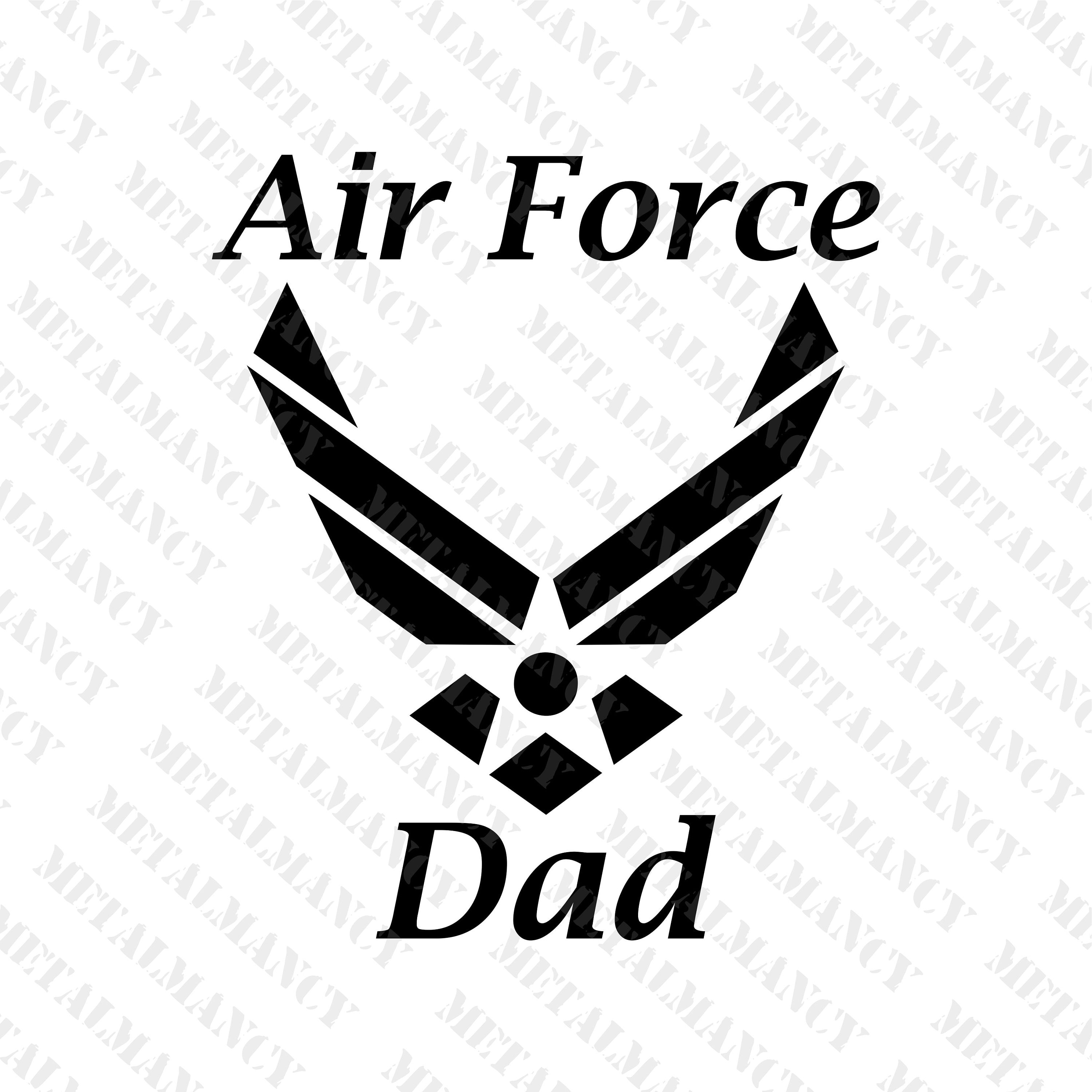 Air Force Dad SVG, DXF, EPS, Png, Jpg - Etsy