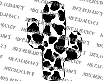 Cow Print Tree Svg - Etsy