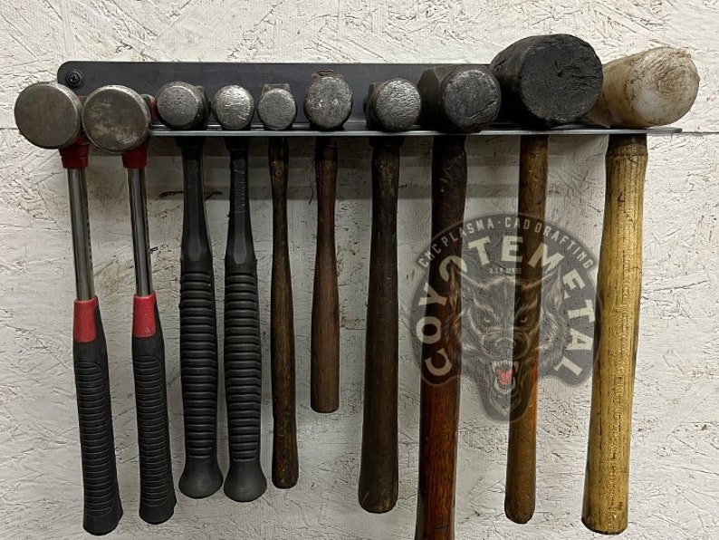 Garage Hammer / Mallet Rack Tool Organizer - Etsy