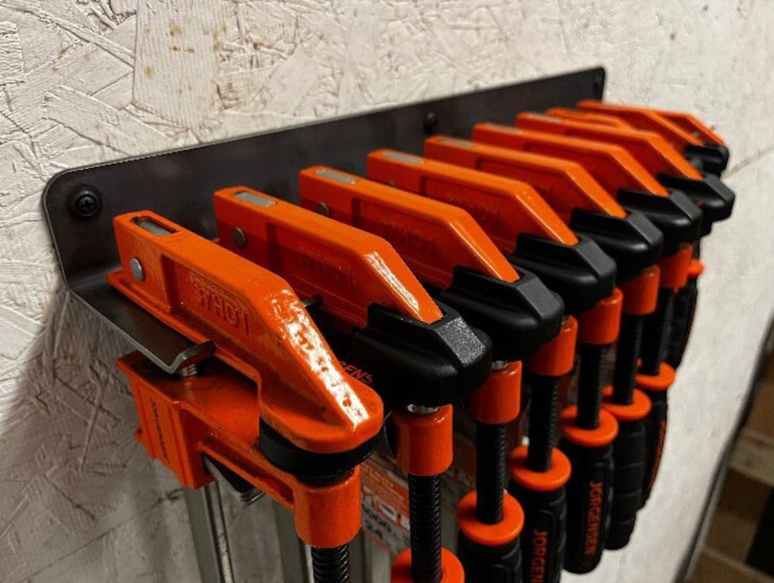 Heavy Duty Steel F-clamp Holder: USA Made Clamp Storage Rack - Etsy