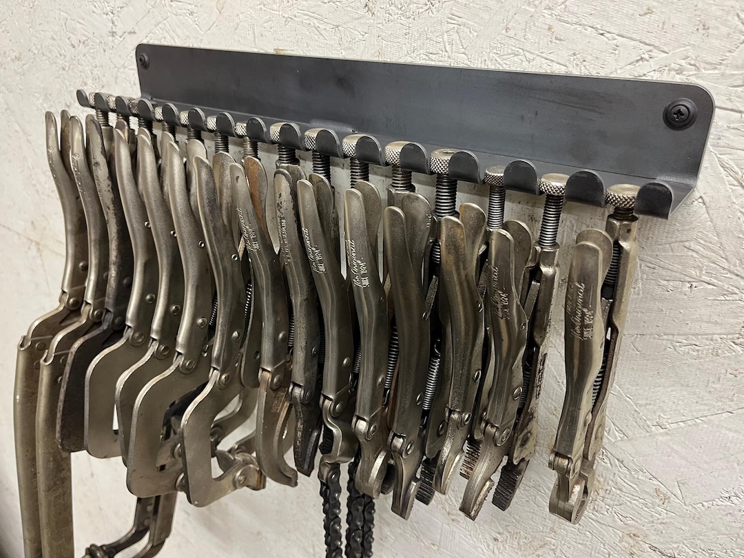 Vise Grip / Clamp Tool Shop Organizer: Holds 15 Tools - Etsy