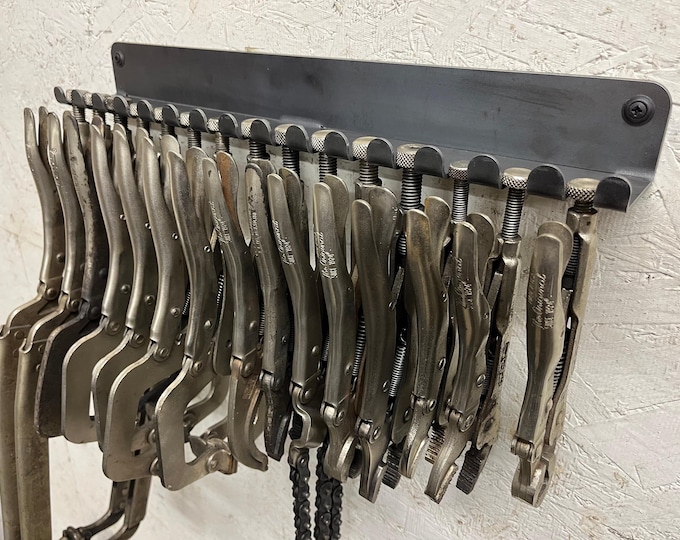 Hornbuilt Vise Grip Holder - Vise Grip Storage Rack - Wall Mount ...