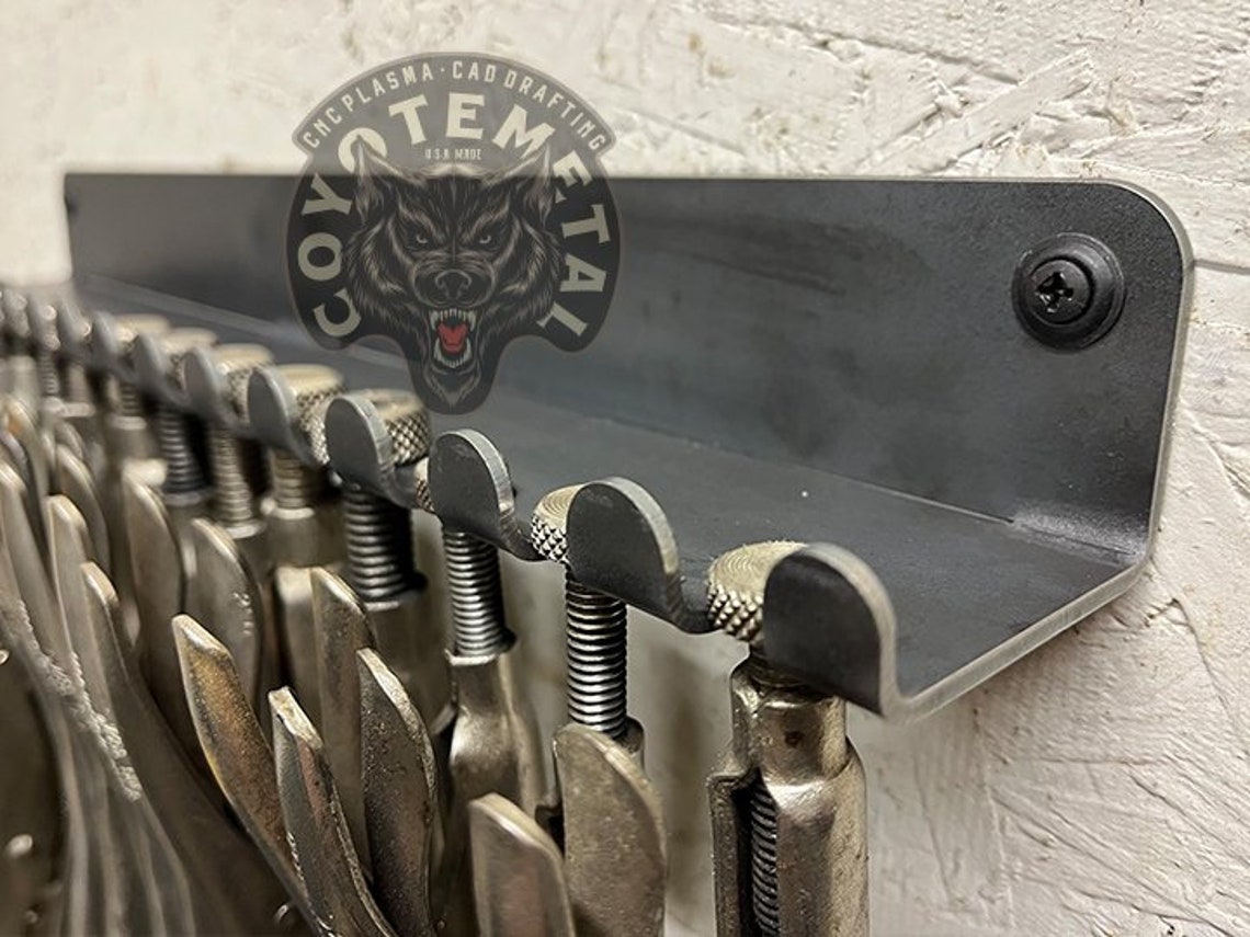 Vise Grip / Clamp Tool Shop Organizer: Holds 15 Tools - Etsy