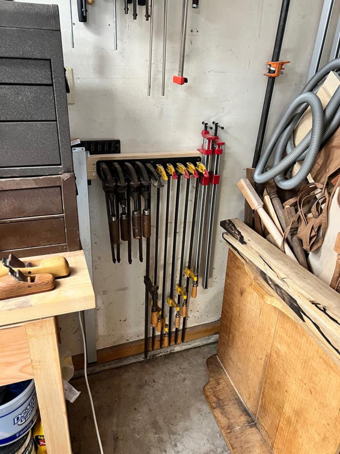 Heavy Duty Steel F-clamp Holder: USA Made Clamp Storage Rack - Etsy