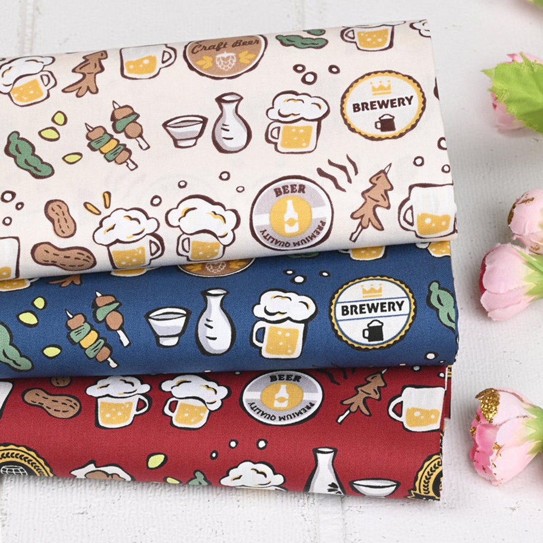 Cotton Fabric With Printed Patterns for Clothing - Etsy