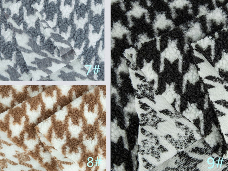 Lamb Wool Fabric With Thick Coral Fuzz Doll Flannelette DIY Warm ...