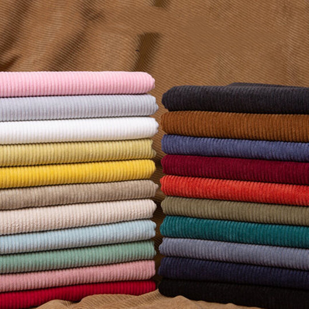 Corduroy Medium Coarse Stripe Overcoat Cotton Jacket Shirt Trousers ...