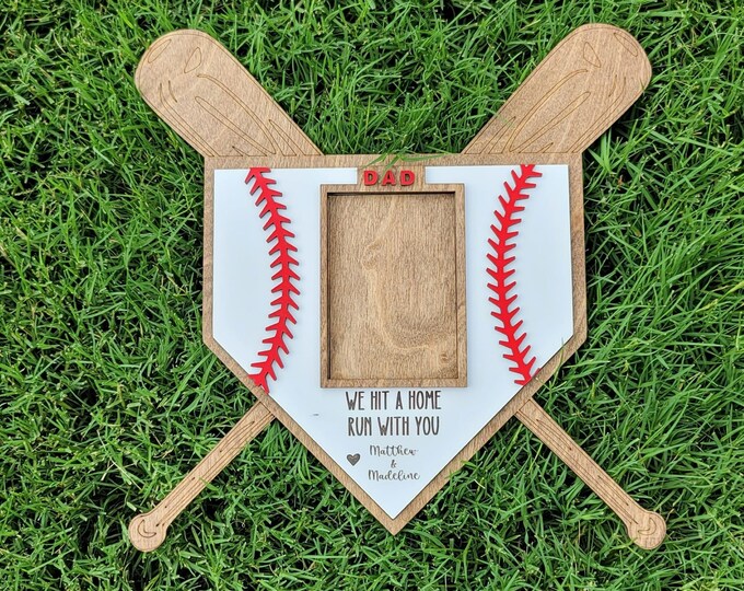 Custom Baseball Frame |christmas Idea for Baseball Dad | Personalized ...