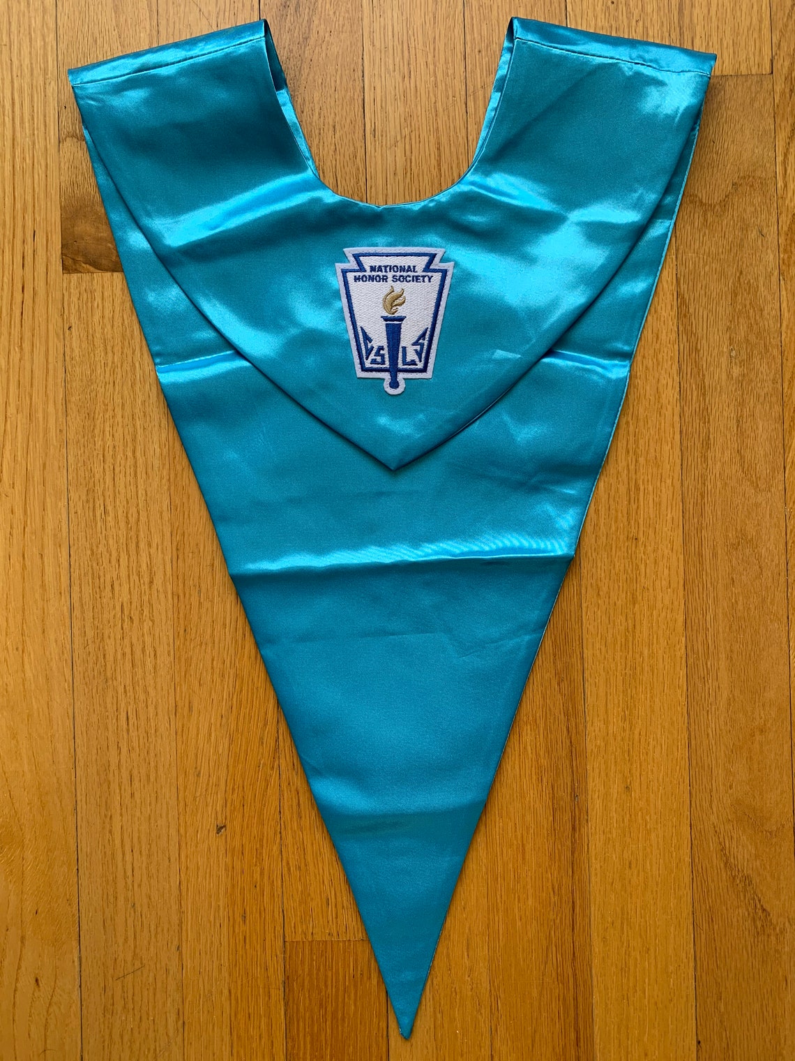 Official National Honor Society Blue Graduation Sash Stole NHS sealed ...