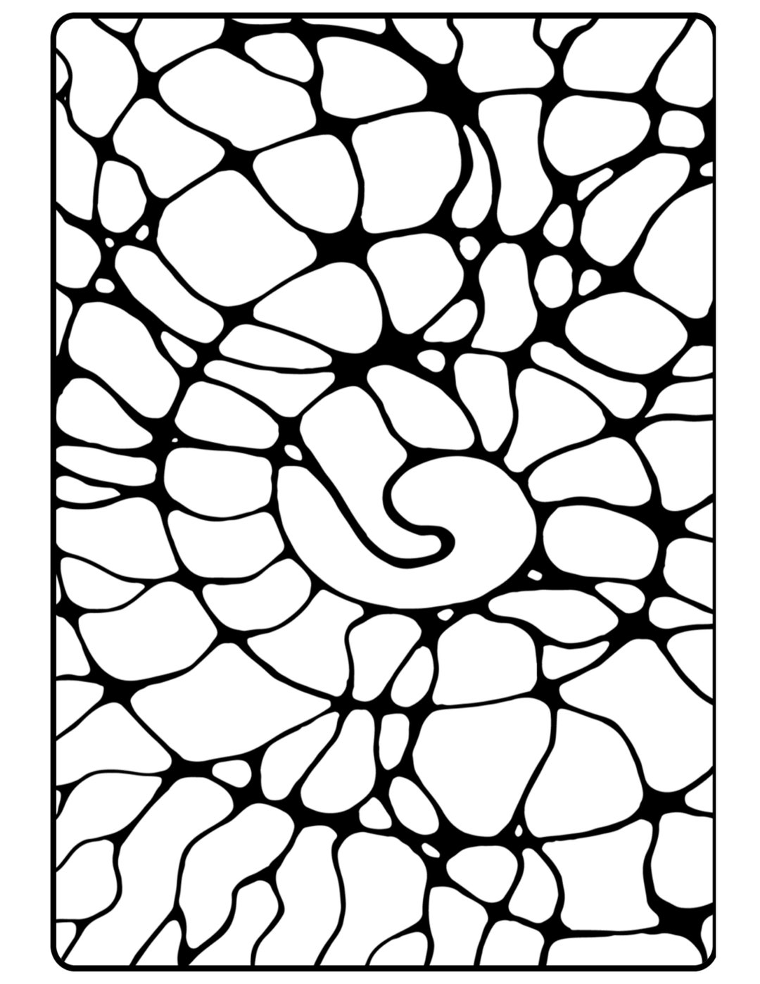 Neuro Snails Coloring Page Neurographic Art Art Therapy - Etsy
