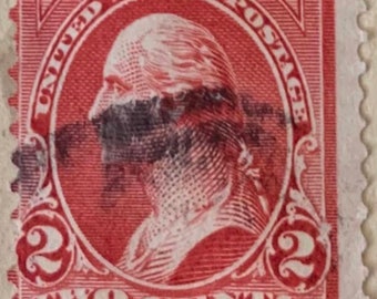 George Washington 2c Stamp - Etsy